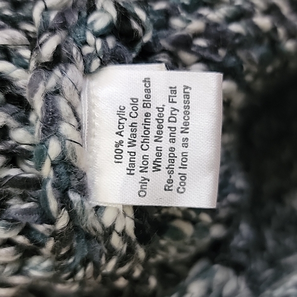 Windi River | Sweaters | Windi River Variegated Sage Green Black White ...